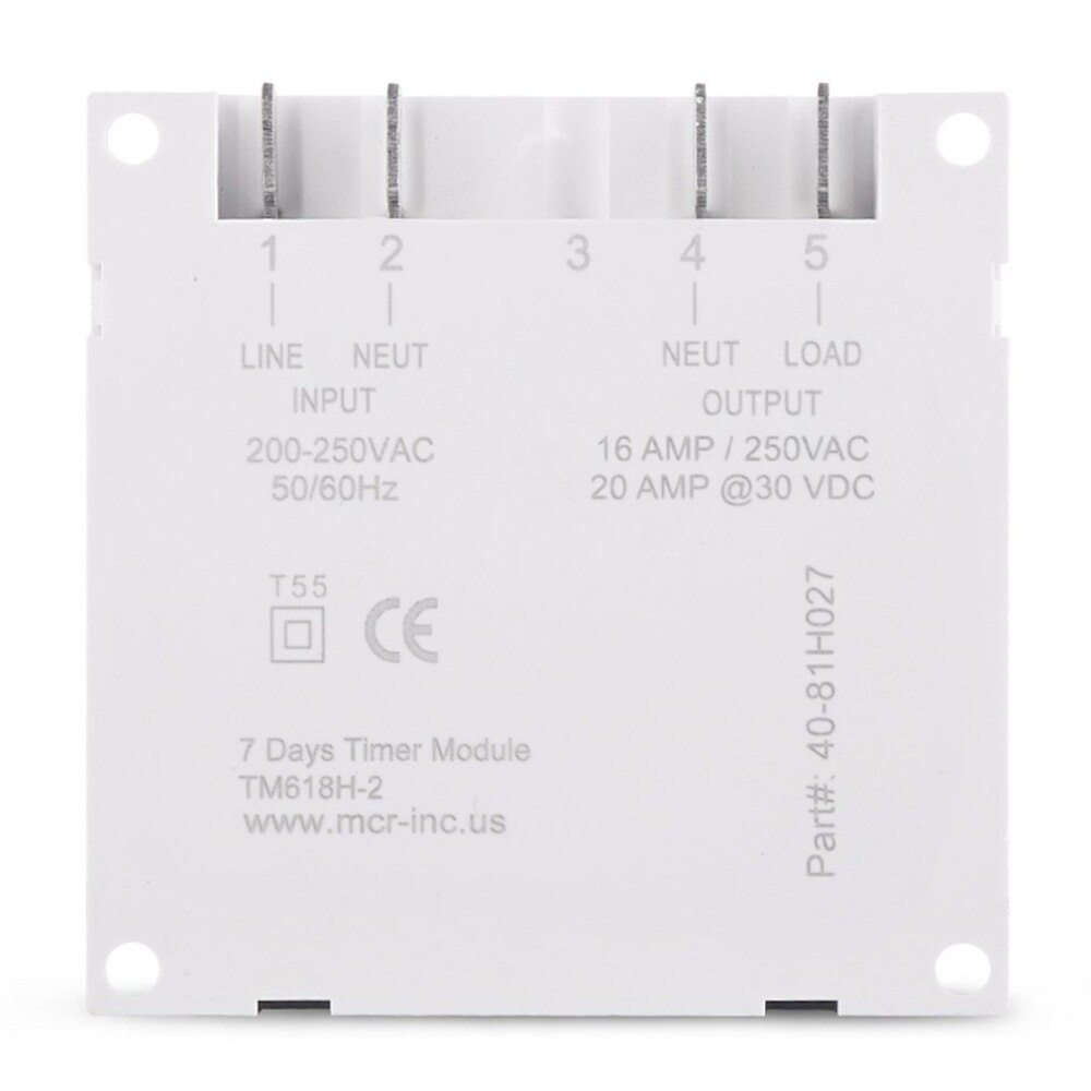 SINOTIMER AC 220V Weekly 7 Days Programmable Digit... – Grandado