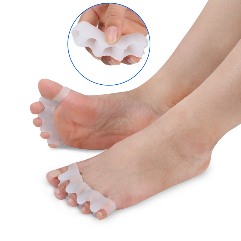 1pair Gel Toes Separators Orthotics Stretchers Ali... – Grandado