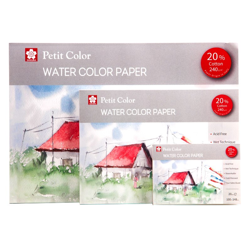 Sakura Watercolor Paper Petit Color Drawing Paper ... – Vicedeal