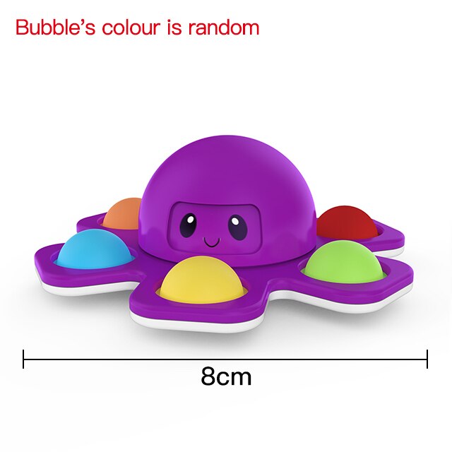 Pop Fidget Relieve Stress Toys Change Face Octopus... – Grandado
