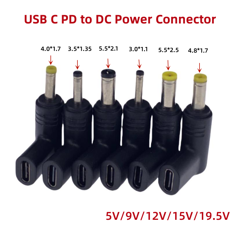 USB C PD to DC Power Connector Universal 5V 9V 12V... – Grandado