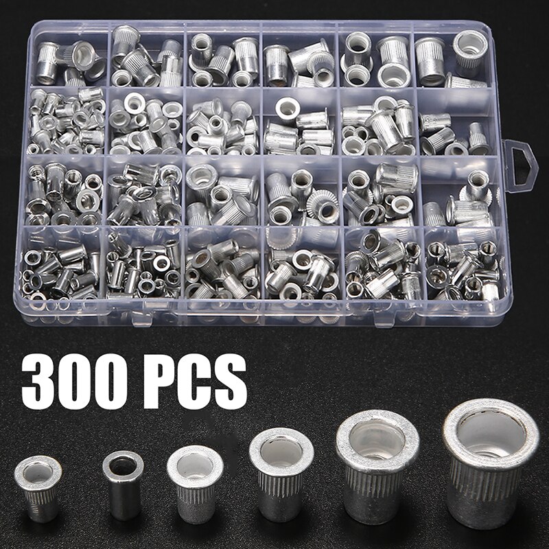300pcs/kit Aluminum Rivet Nuts Flanged Type With R... – Grandado