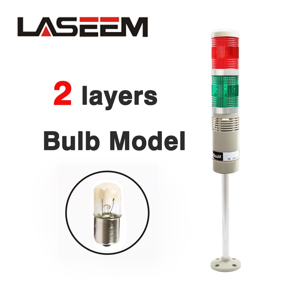 12V 24V 110V 220V Red Green Industrial Tower Signa... – Grandado