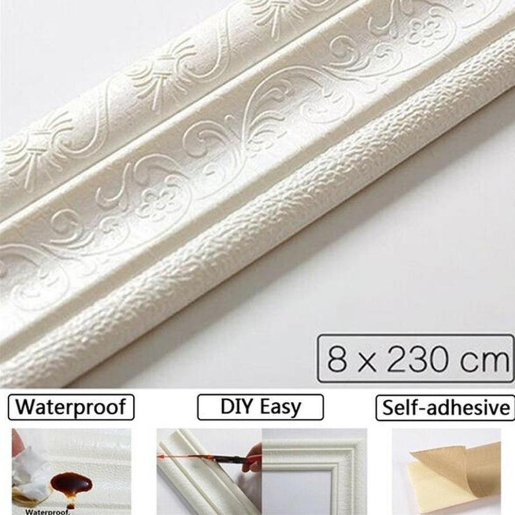 3d Foam Wall Edge Strip Stickers Self Adhesive Wat... – Vicedeal