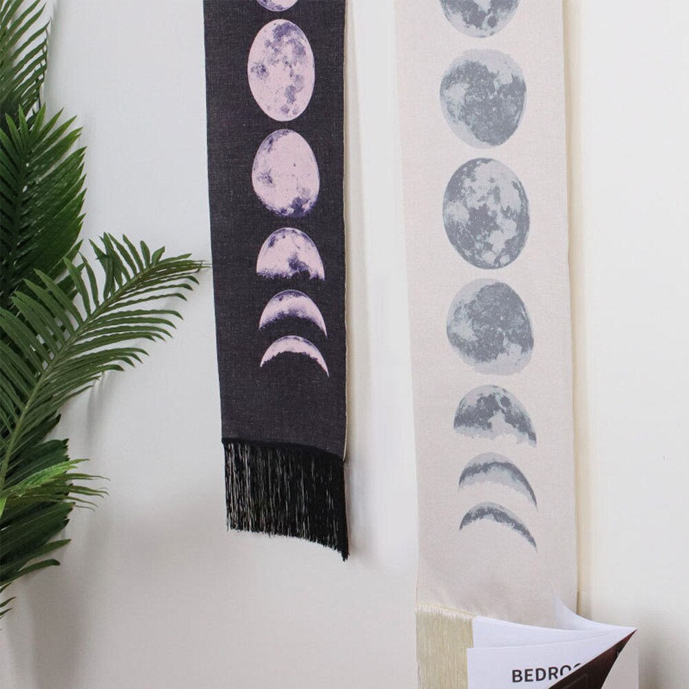 Moon Phases Tapestry Lunar Eclipse Changing Moon P... – Grandado