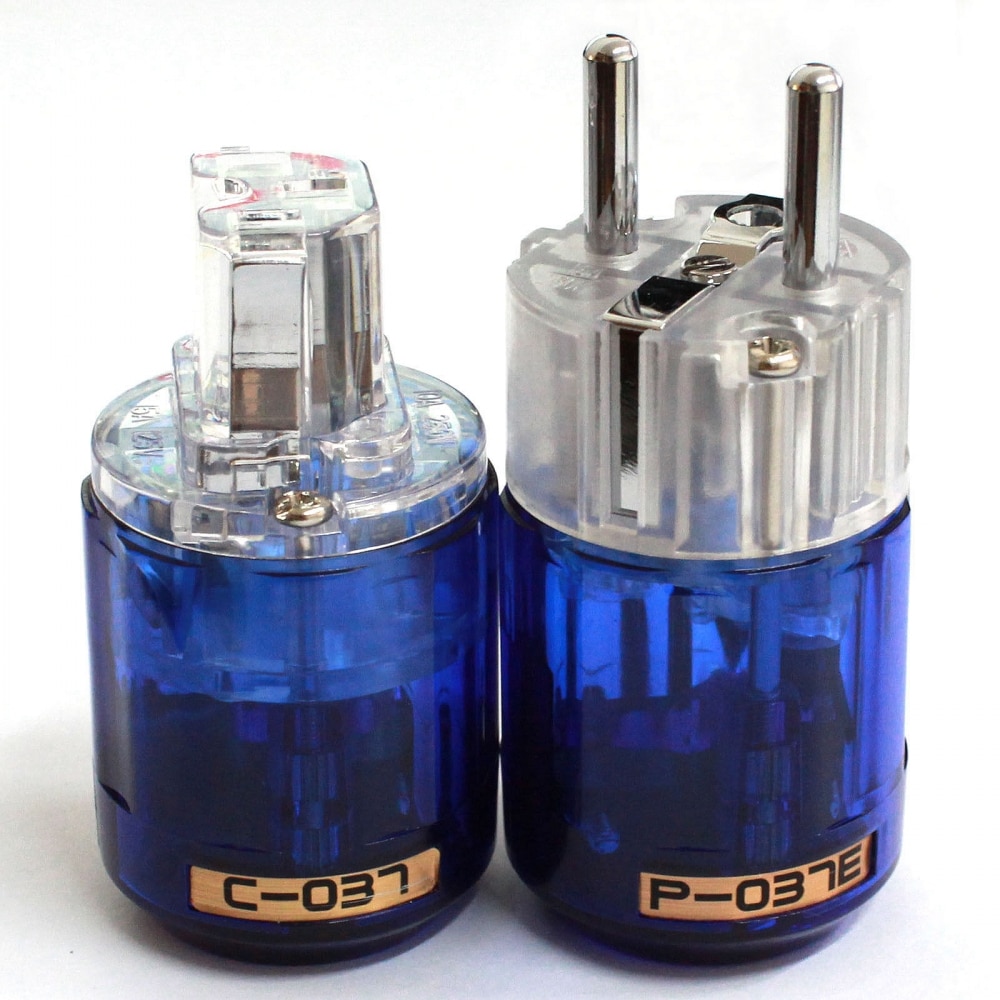 Oyaide C-037 P-037e Schuko Europa EU Energie Steck... – Grandado