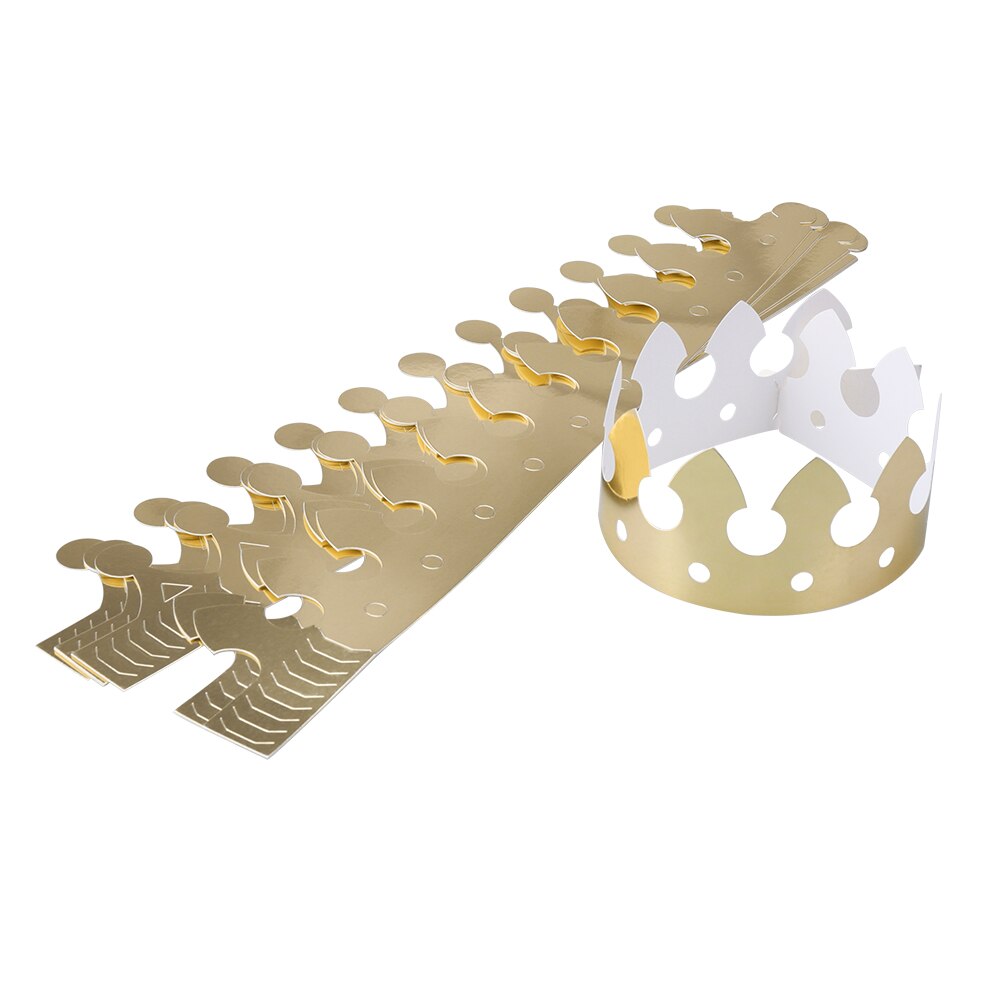 Crown Birthday Hats Paper Golden Crown Cap Baby Sh... – Grandado