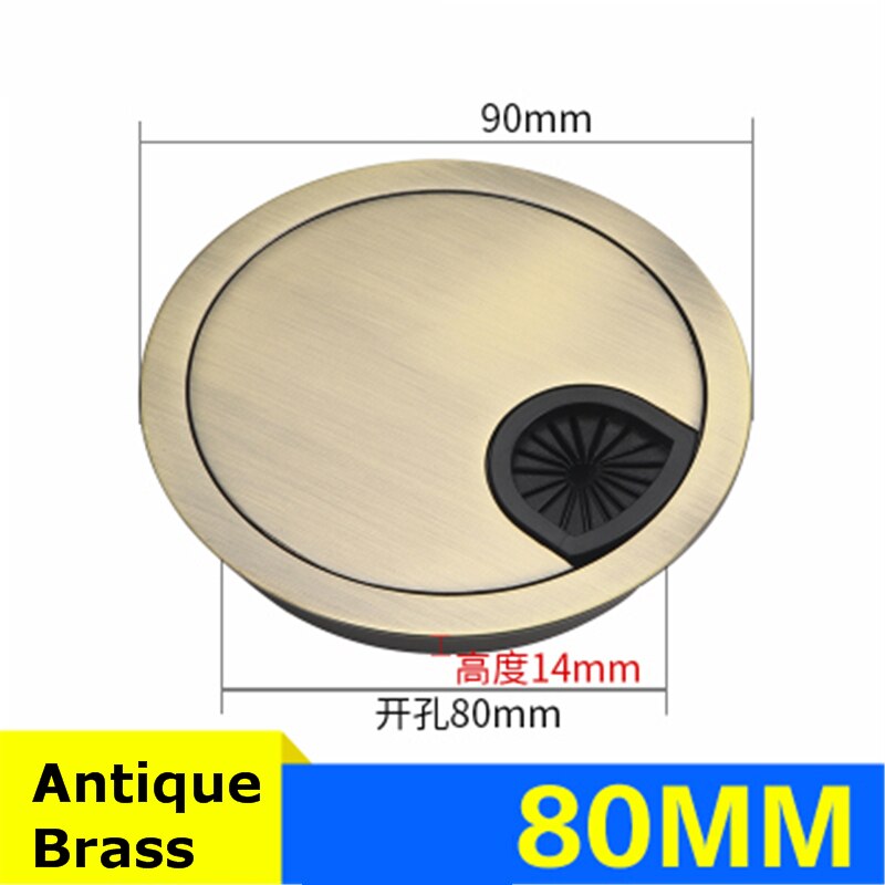 Wonzeal Zinc Alloy Desk Wire Hole Cover Base Compu... – Vicedeal