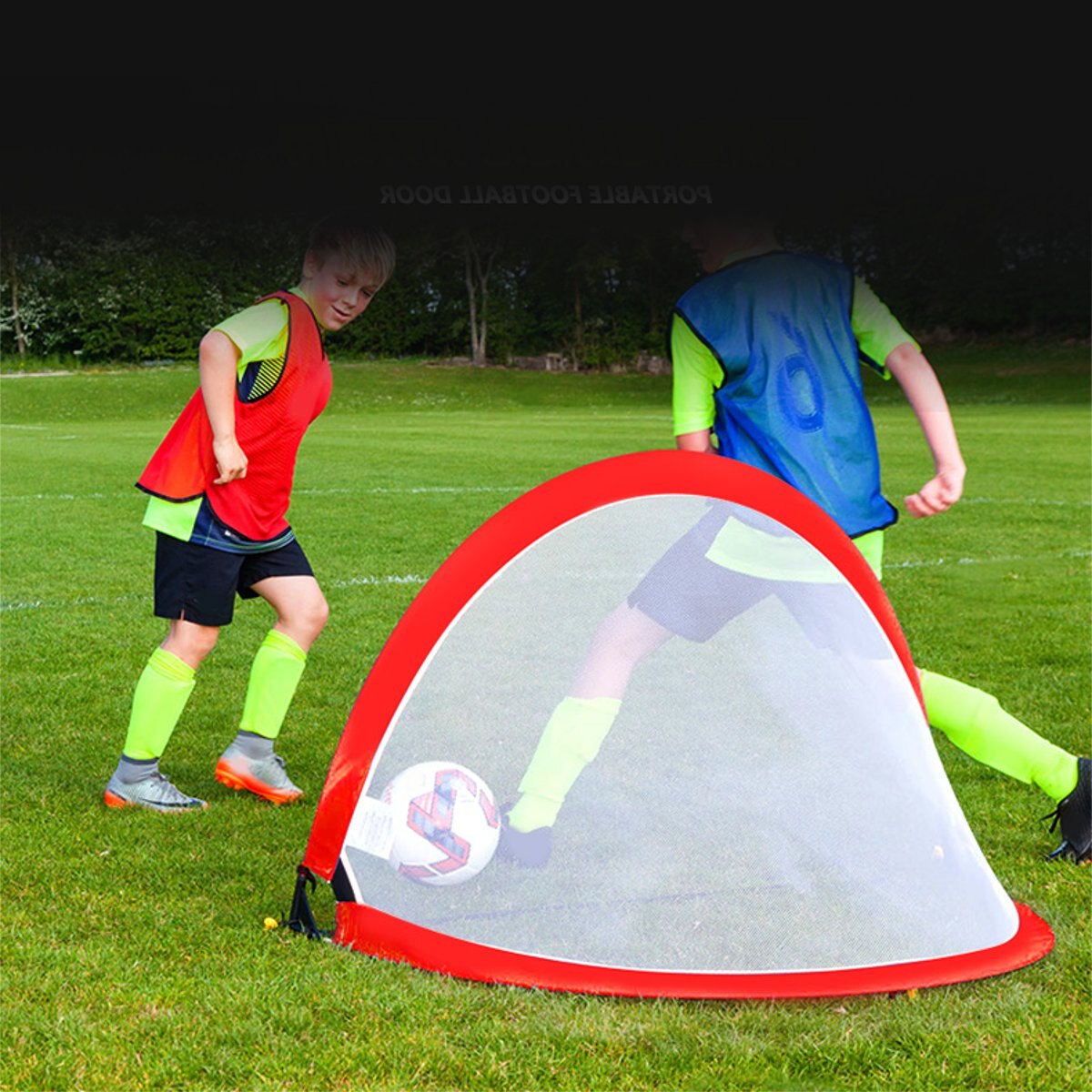Outdoor Children Portable Football Goal Net Foldab... – Grandado