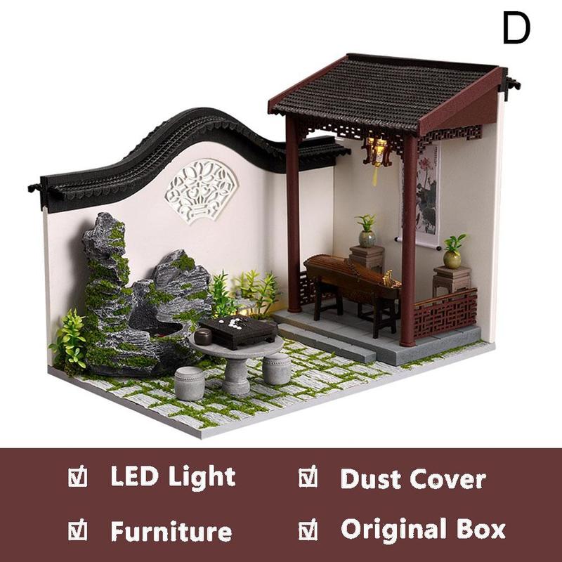 DIY Miniature Doll House Kit Handmade Chinese Styl... – Grandado