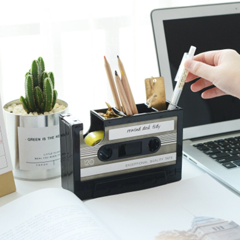 w44 cassette Stationery Desk cassette tape Table S... – Grandado
