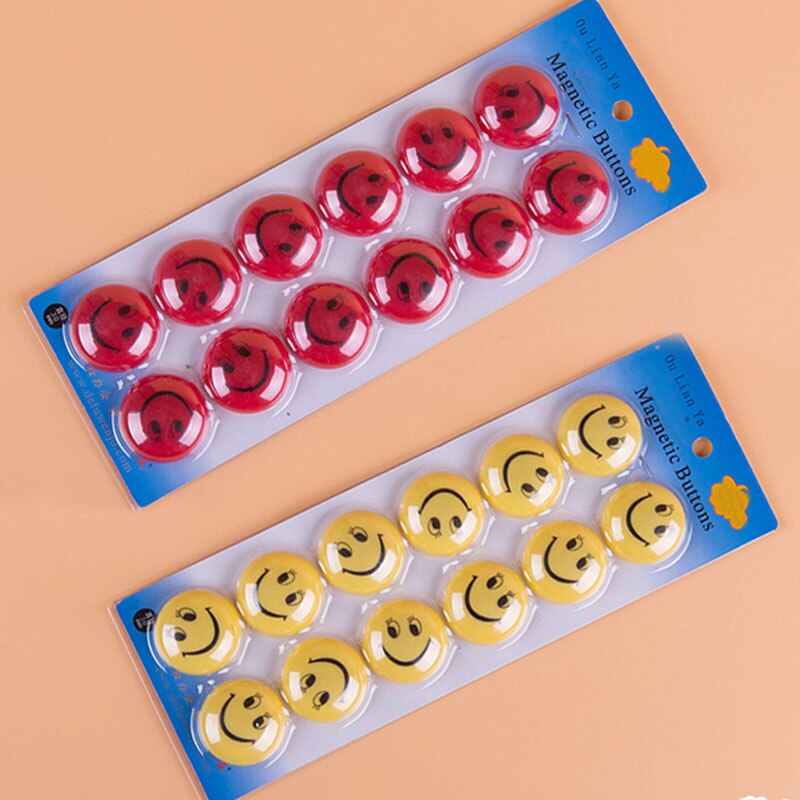 Round Cartoon Smile Face Refrigerator Sticker Frid... – Grandado