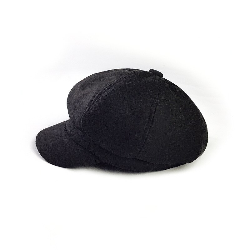 Women Classic Octagonal Hats For Winter Solid Colo... – Grandado