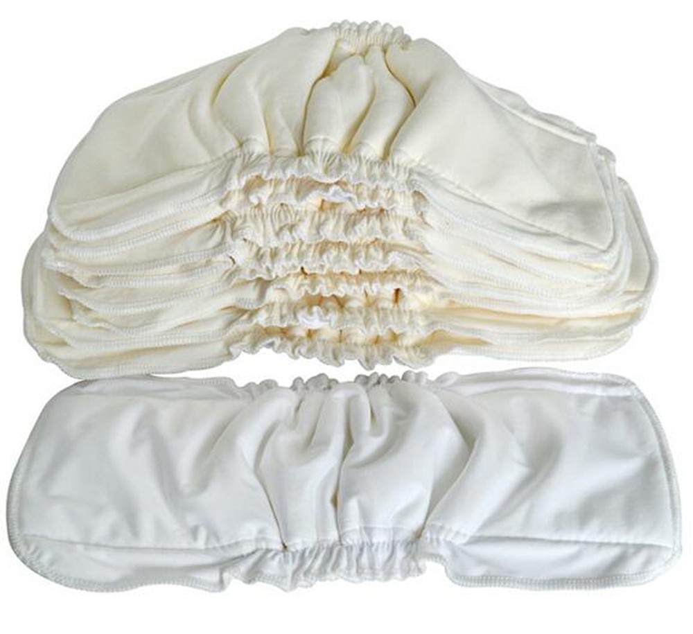 10 stk bambus bomull vanntett bleieabsorberende mi... – Grandado