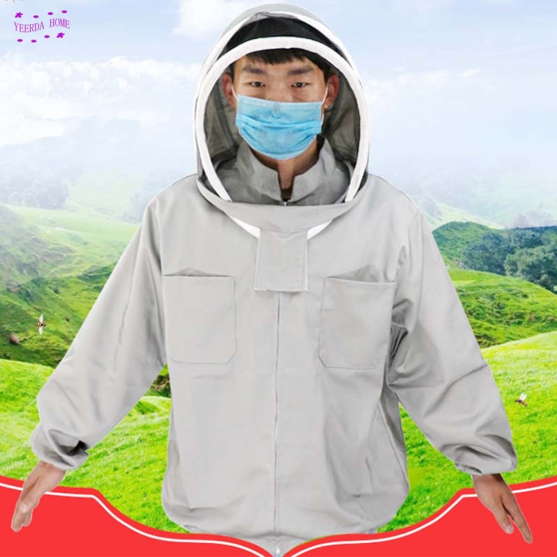 Beekeeping Jacket Veil Set anti-bee clothing breat... – Vicedeal