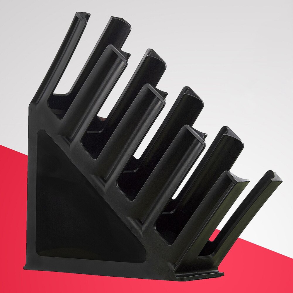 1 pc Paper Cup Rack 4 Compartment Black Desktop Di... – Vicedeal