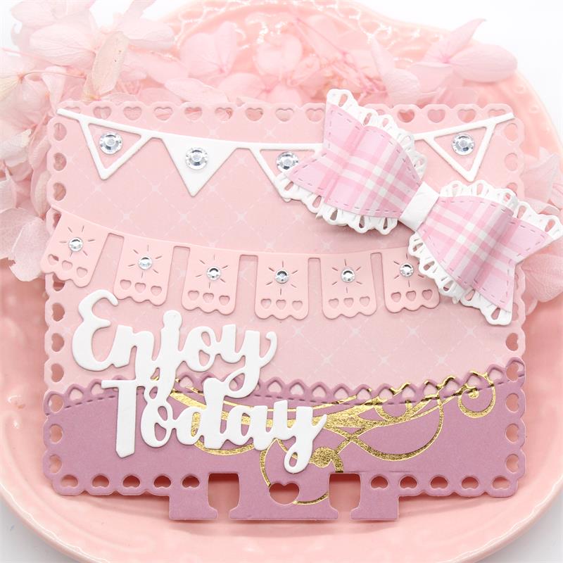 KSCRAFT Memory Dex Heart Border Frame Metal Cuttin... – Grandado