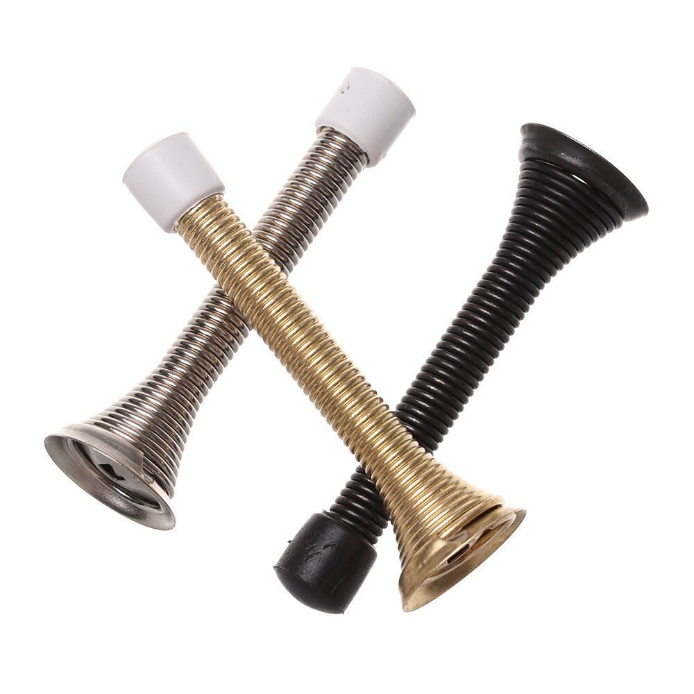 Brass Chrome Spring Door Stop Stops Stopper Buffer... – Grandado