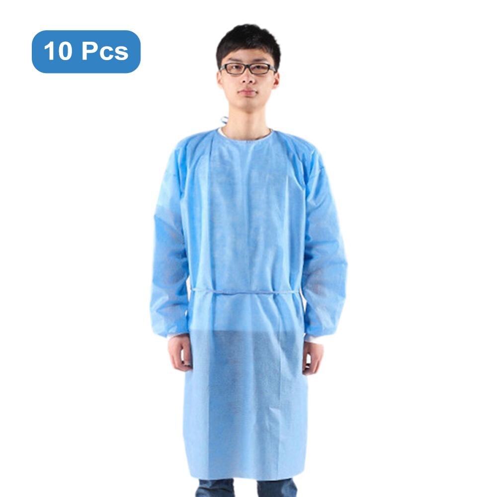 10 PCS Disposable Protective Isolation Gown Indoor... – Grandado