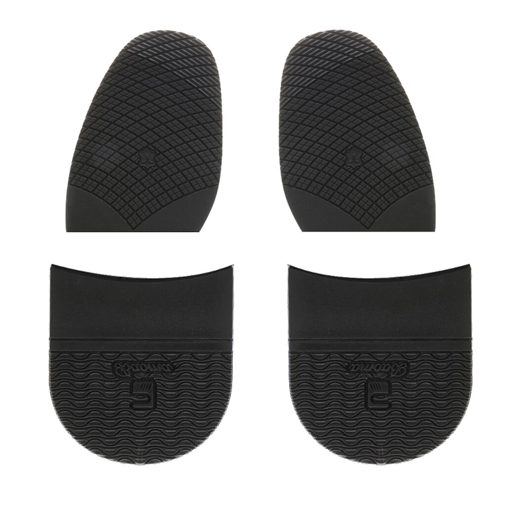 2 Pairs Mens Anti-Slip Rubber Shoe Soles Heels Pad... – Grandado