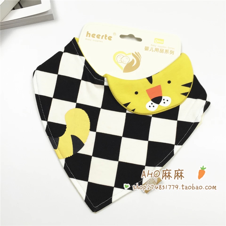 2 stks Herbruikbare Wasbare Katoenen Baby Slabbetj... – Vicedeal