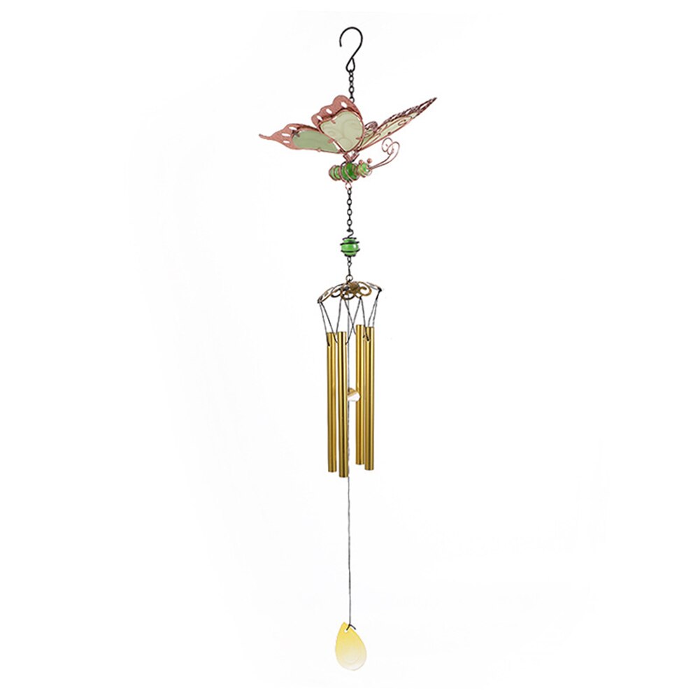 Night Glow In Dark Vlinder Wind Chime Solar Verwar... – Grandado