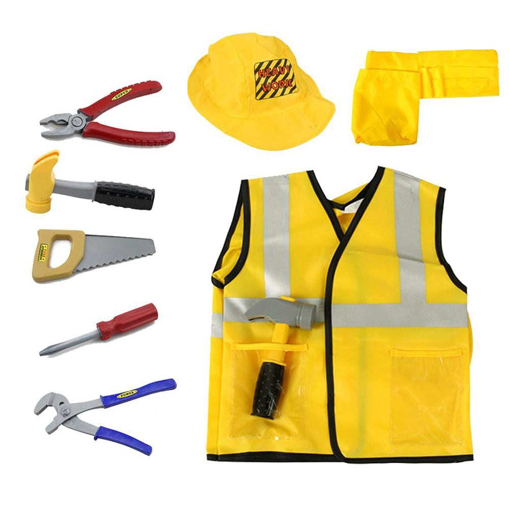 Kid Acting Clothes Construction Worker Costume Rol... – Grandado