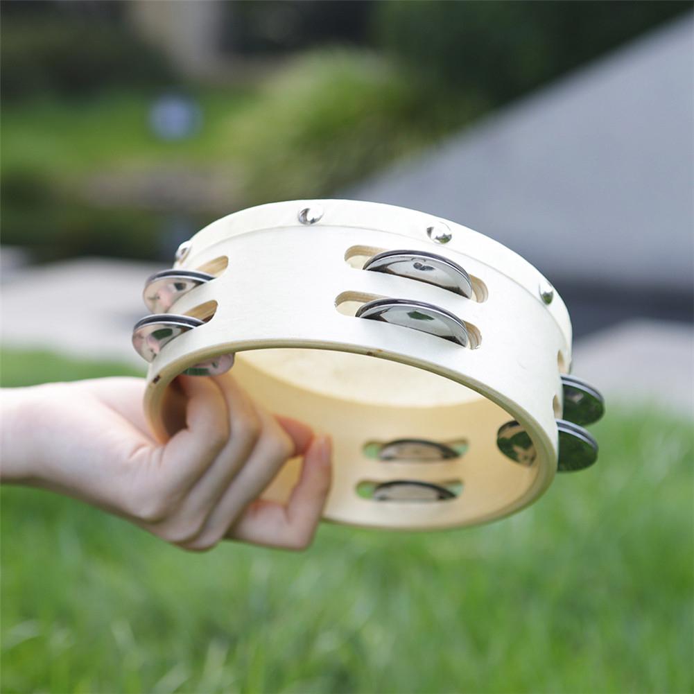 16.5*16.5*5.5cm Double 6InchTambourine Round Timbr... – Grandado