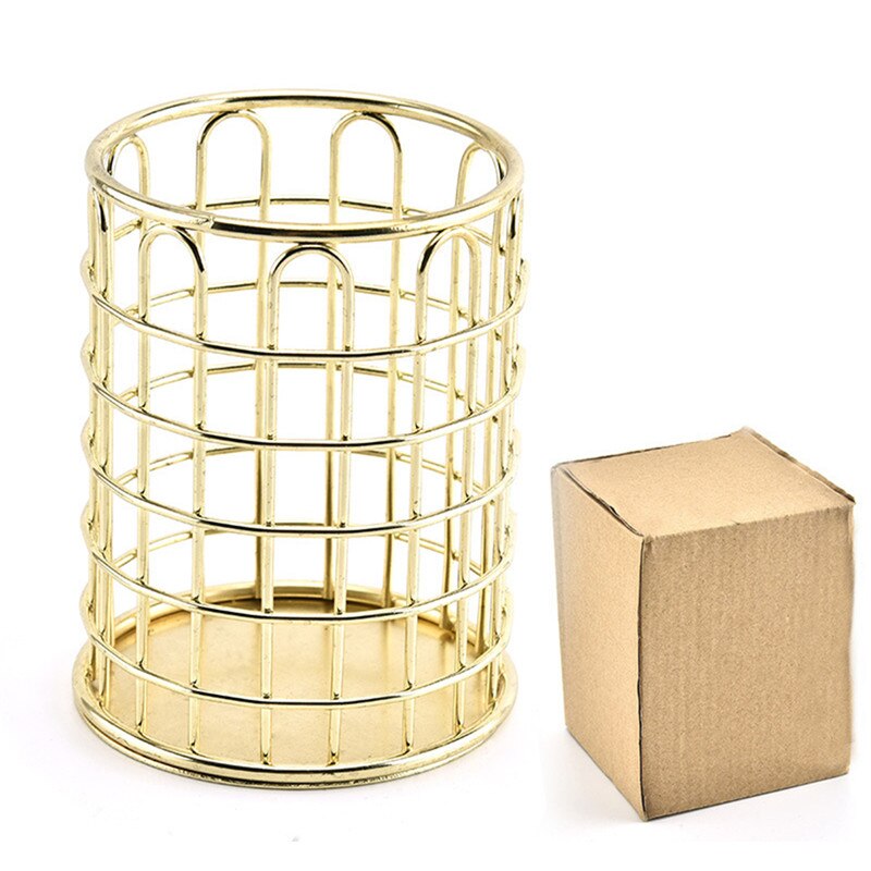 Wrought Iron Round Storage Tube 3colors For Office... – Vicedeal