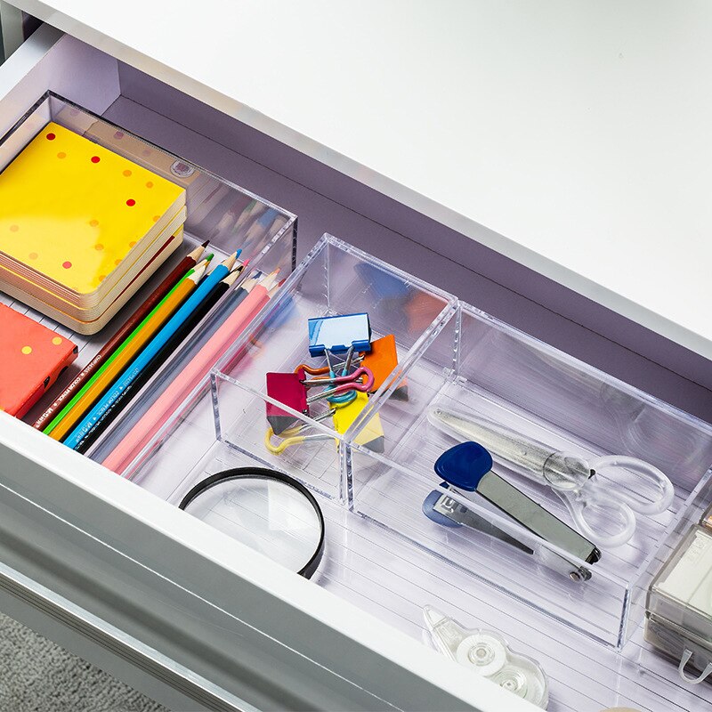 4 Sizes Acrylic Makeup Organizer Jewelry Box Cosme... – Grandado