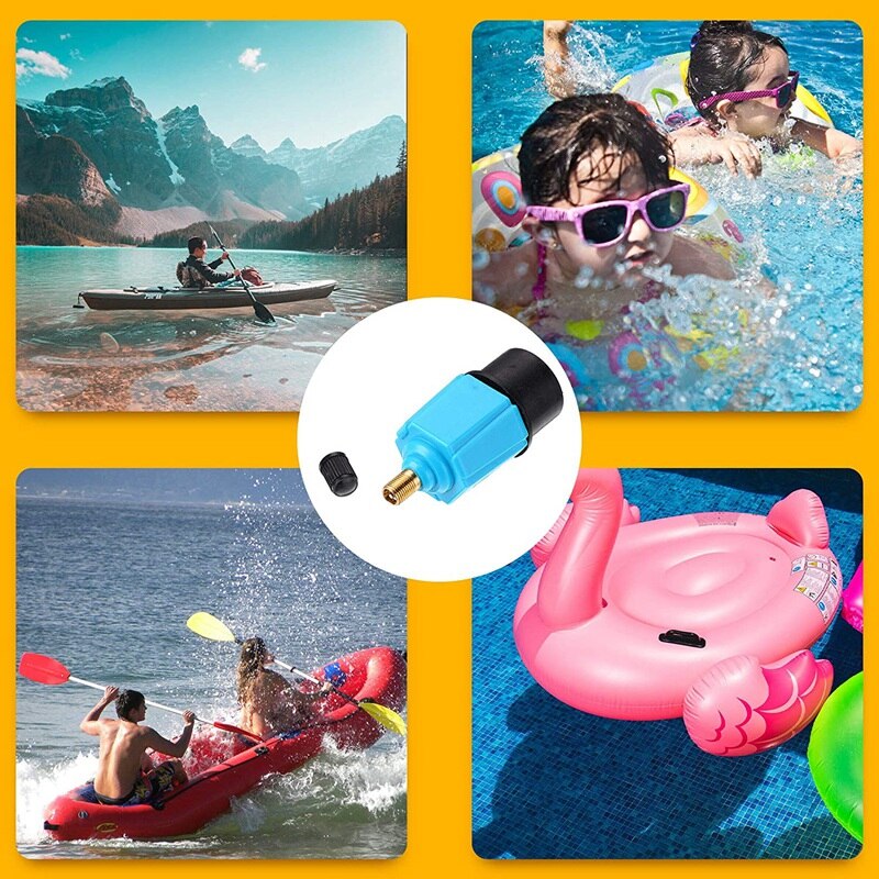 6 Pieces Inflatable Pump Adaptor Compressor Air Pu... – Vicedeal