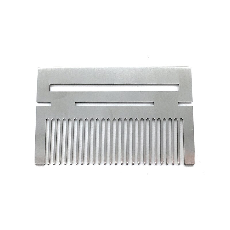 1Pc Men's Stainless Steel Comb Card Size Portable ... – Grandado