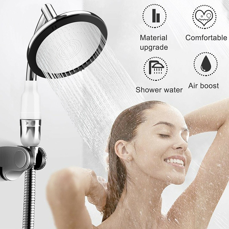Black edge top spray nozzle handheld shower head s... – Vicedeal