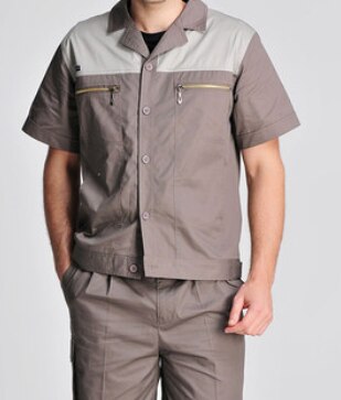 Men work clothes set Wear-resistant coveralls port... – Grandado