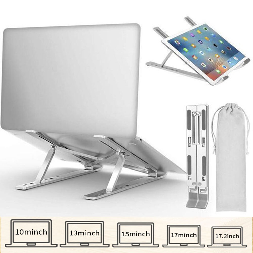 Laptop Stand Aluminium Verstelbare Lezen Stand Ond... – Grandado