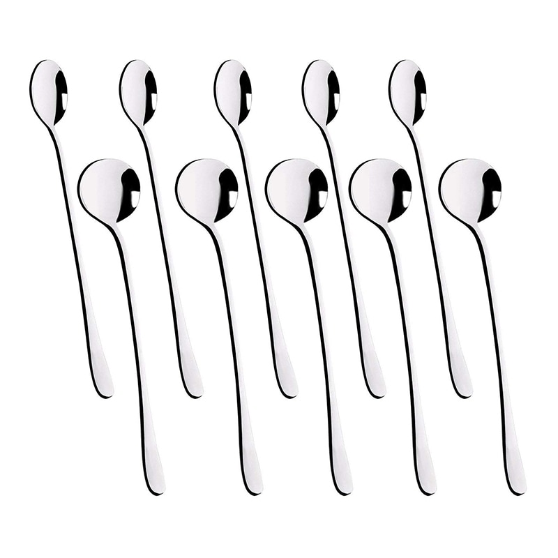 Long Handle Iced Tea Spoons, Ice Cream Spoon, Coff... – Vicedeal