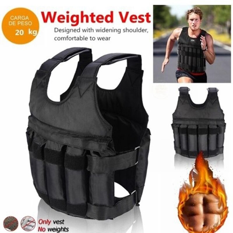 Loading Weighted Vest 20Kg Adjustable Weight Boxin... – Grandado