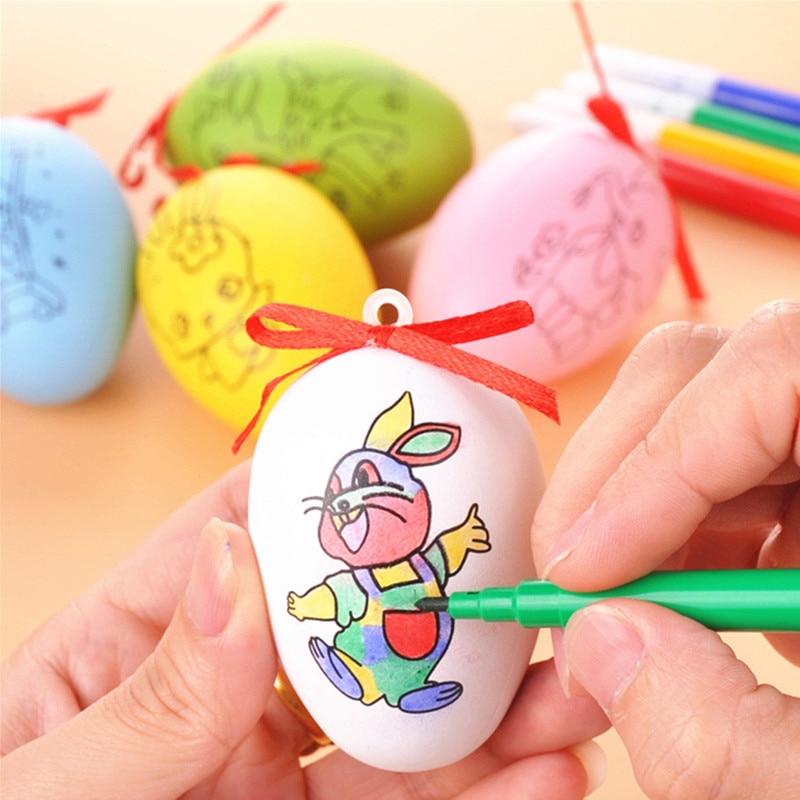 Children's Handmade DIY Easter Egg Graffiti Drawin... – Grandado