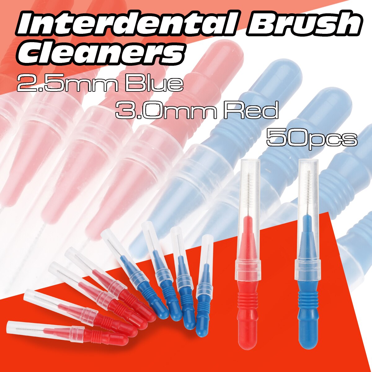 50pcs Orthodontic Oral Care Interdental Brush Toot... – Grandado