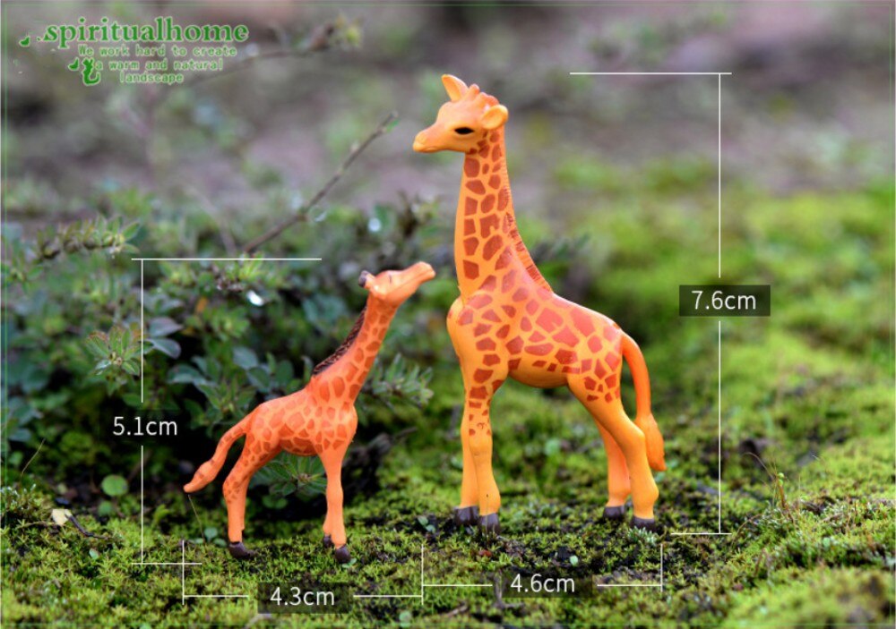 Artificial Mini Sika Deer Giraffe Fairy Garden Min... – Vicedeal