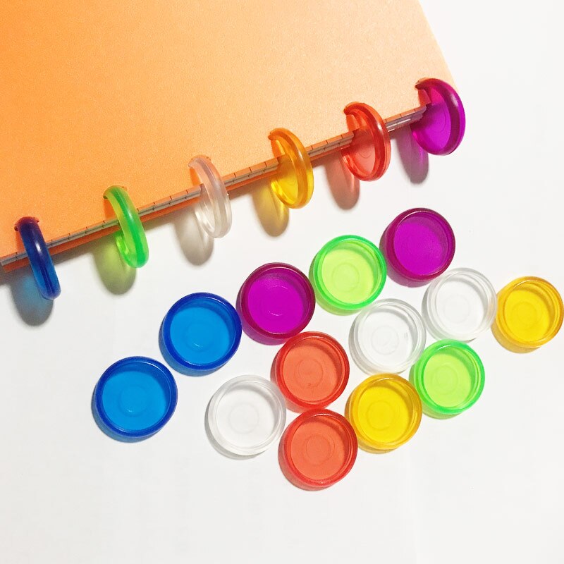 30 Pcs Candy Kleur Paddestoel Hole Binding Disc Pl... – Vicedeal