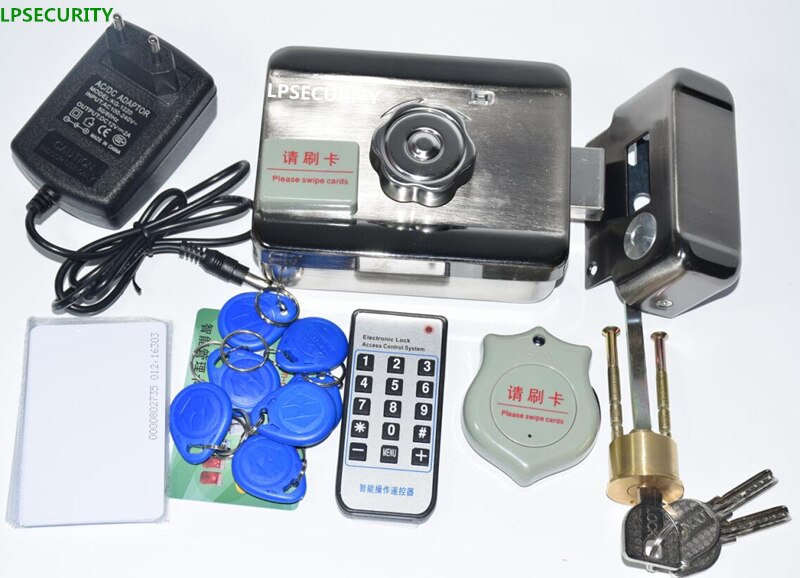 12VDC Gate door Electric Lock RFID integrated mute... – Grandado