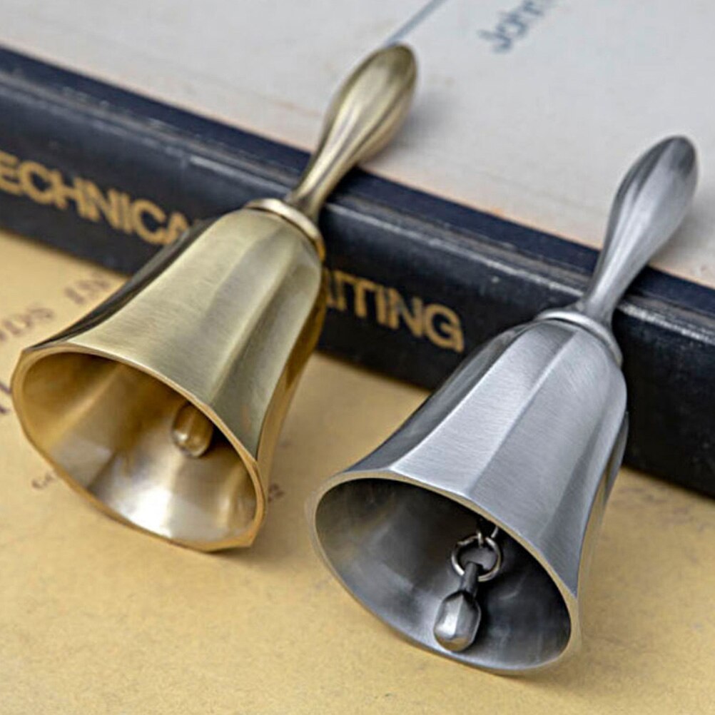 Zinc Alloy Hand Bell Retro Call Bell Decoration Be... – Grandado