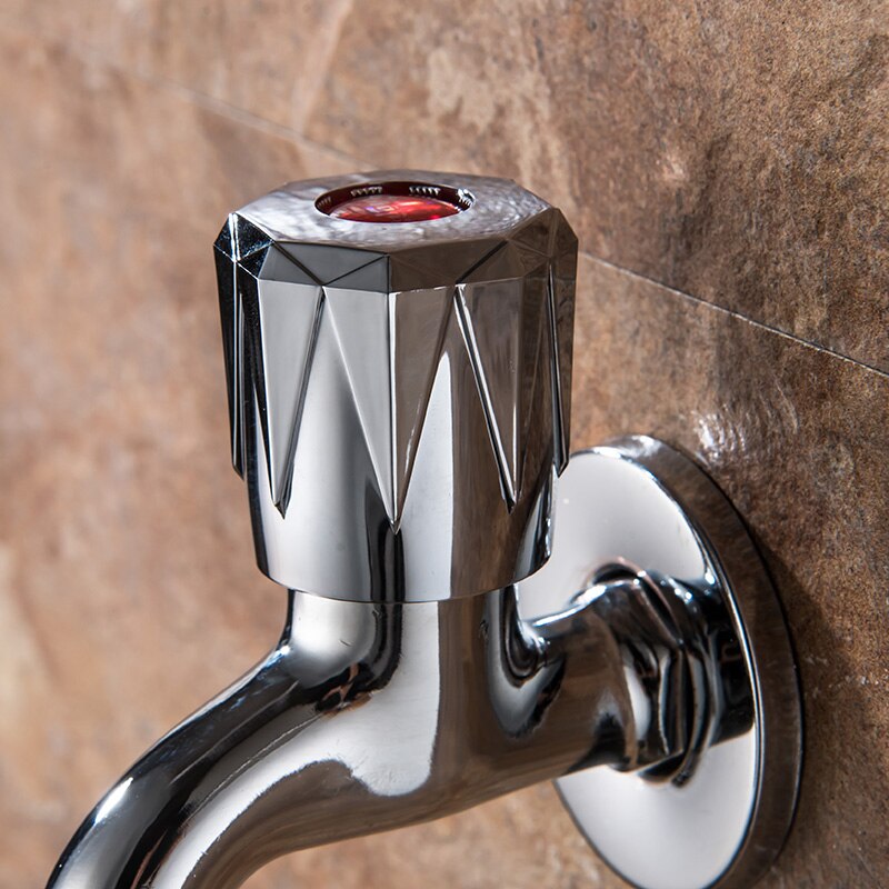 Bathroom Washing Machine Tap Wall Mount Chrome Fin... – Grandado