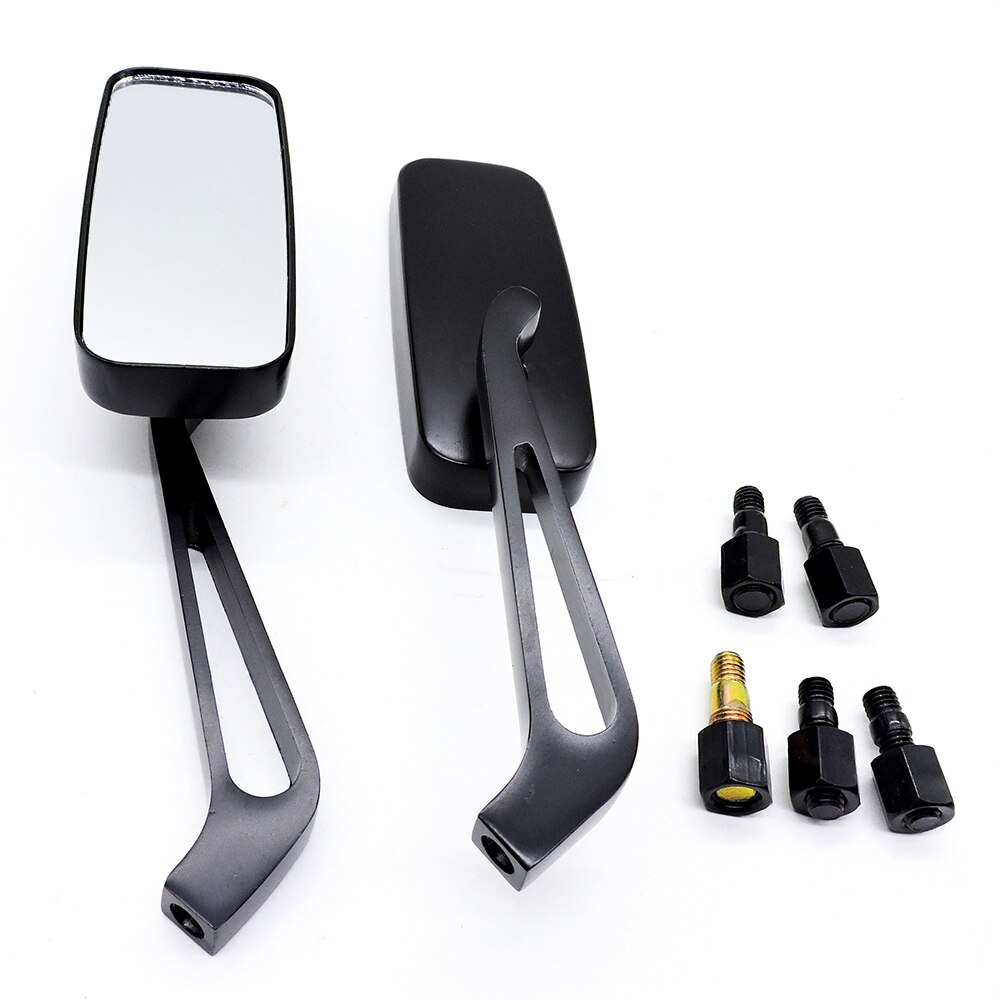 Universal Black Motorcycle 10Mm Rechthoek Achterui... – Vicedeal