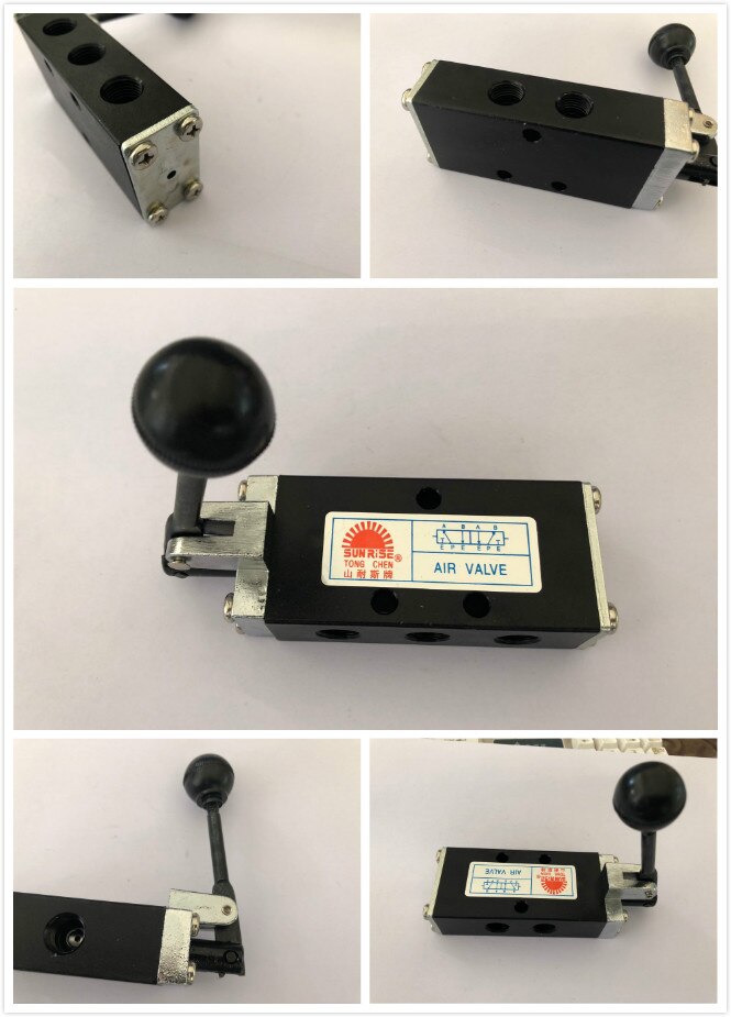 Pneumatic Manual Valve Two-position Five-way Push ... – Grandado