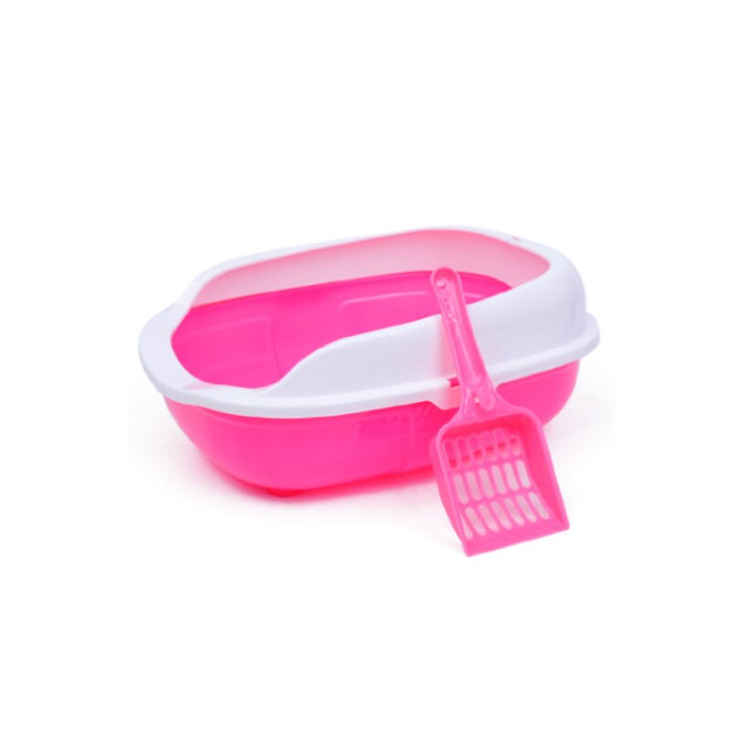 Open kattenbak met hoge randen, plastic kattenbak ... – Vicedeal