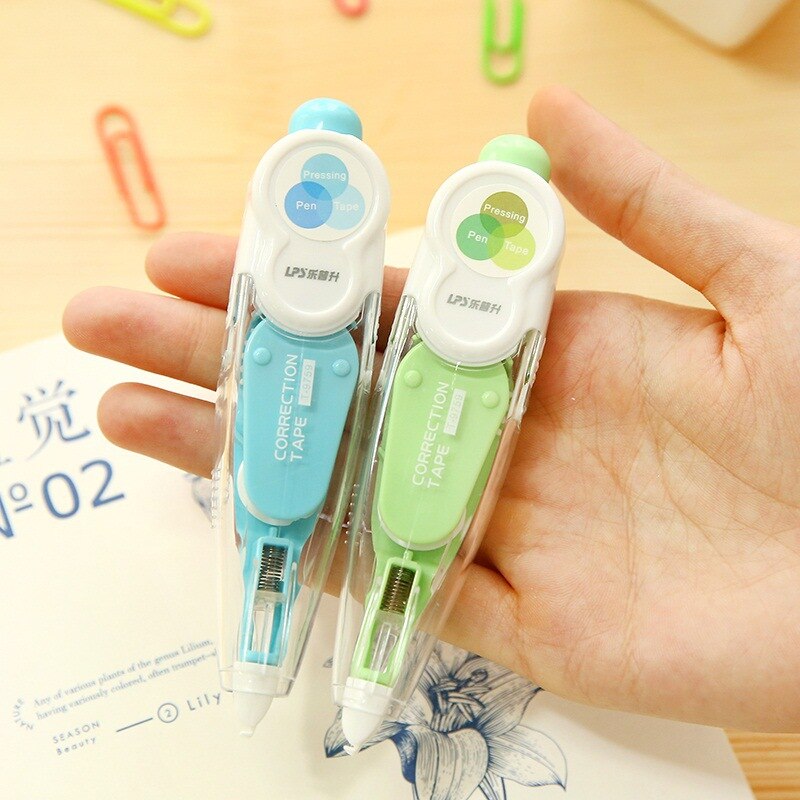 Kawaii Cute Correct Correction Tape Pens Blue Gree... – Grandado
