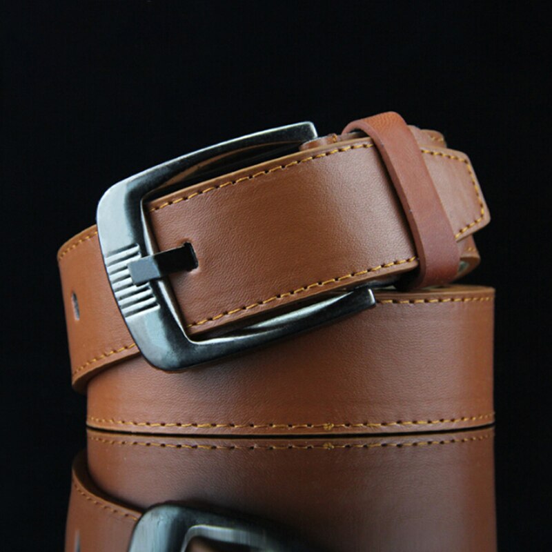 Leather Belts For Mens Casual Retro Leather Belt W... – Vicedeal