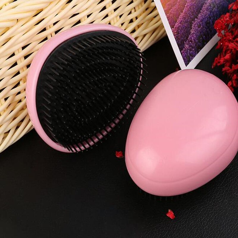 1pc Tangle Hair Brush Ei Vorm haarborstel Anti Sta... – Vicedeal